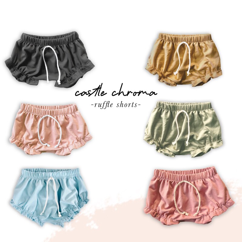 Ruffle Shorts - Etsy