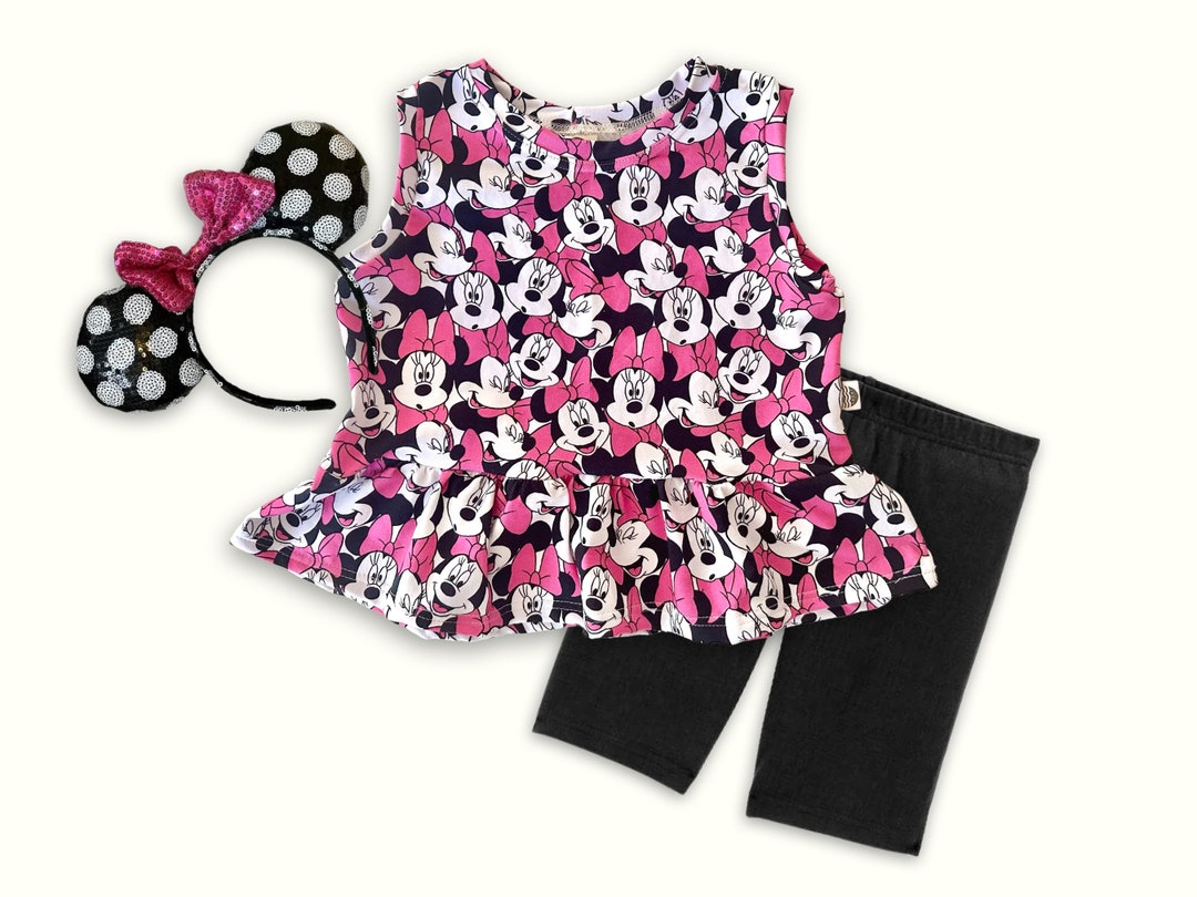 Girls Minnie Mouse Tank, Kids Baby Disney Tank, Disney Vacation Tee for ...