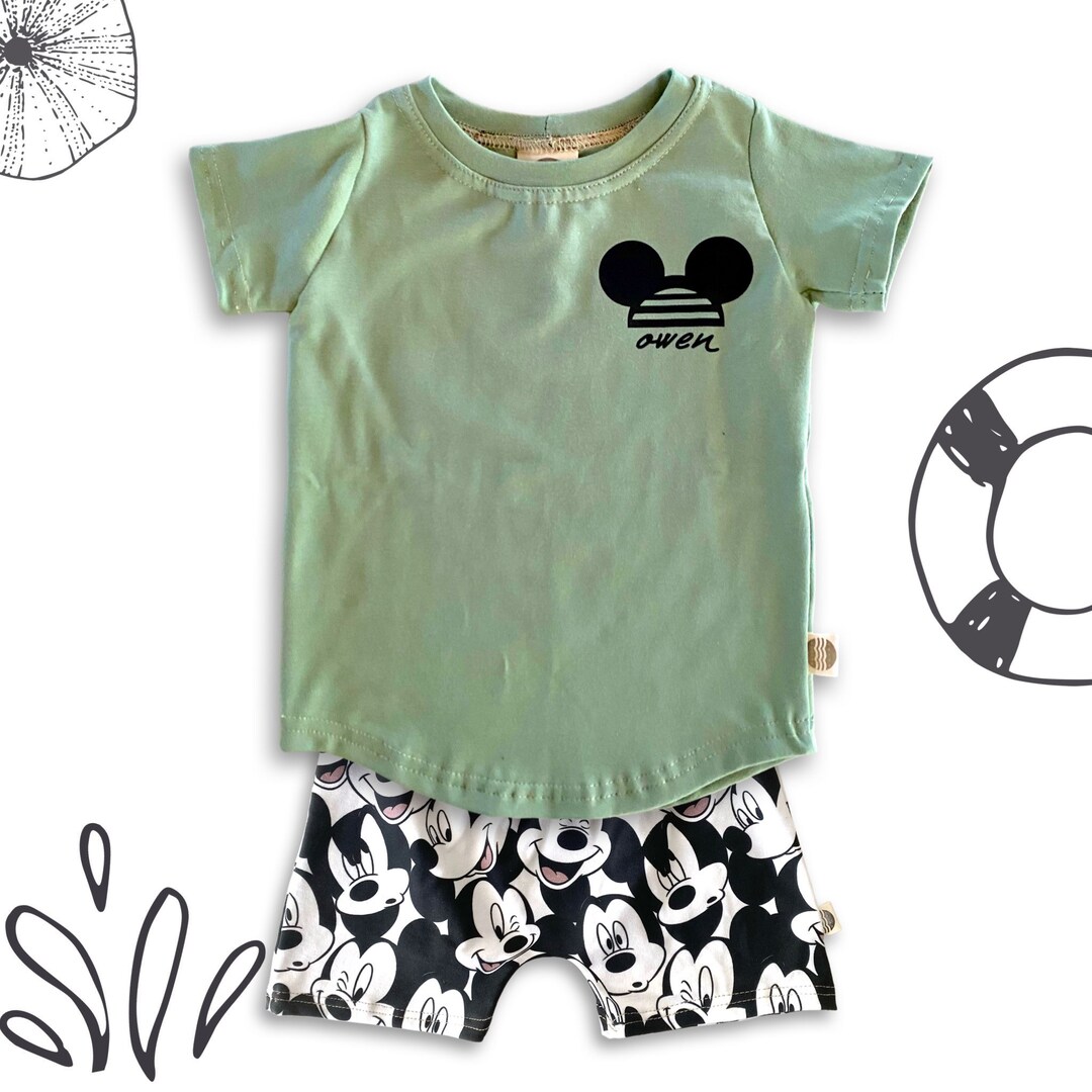 Custom Mickey Name Tee , Disney Set, Disney Vacation Tee for Kids ...