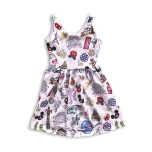 Girls Epcot Dress, Kids Disney Dress, Girls Disney Dress, Girls Epcot ...