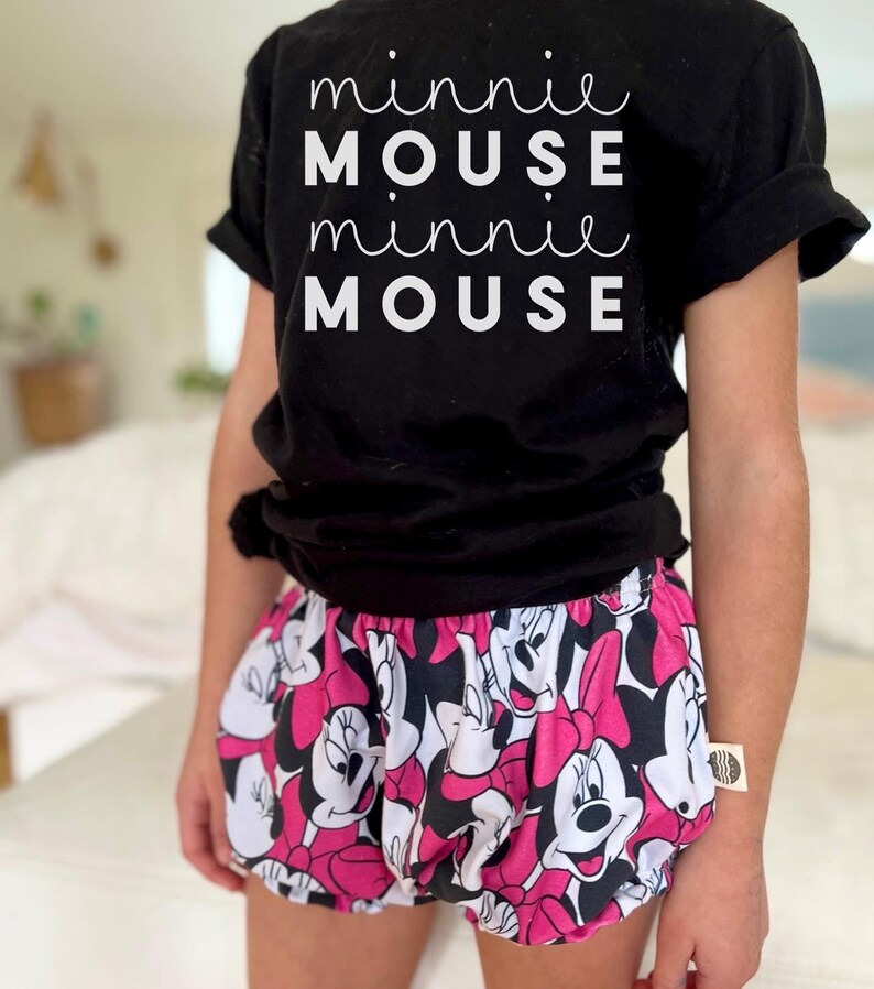 Girls Minnie Mouse Ruffle Shorts / Minnie Shorts for Kids & - Etsy