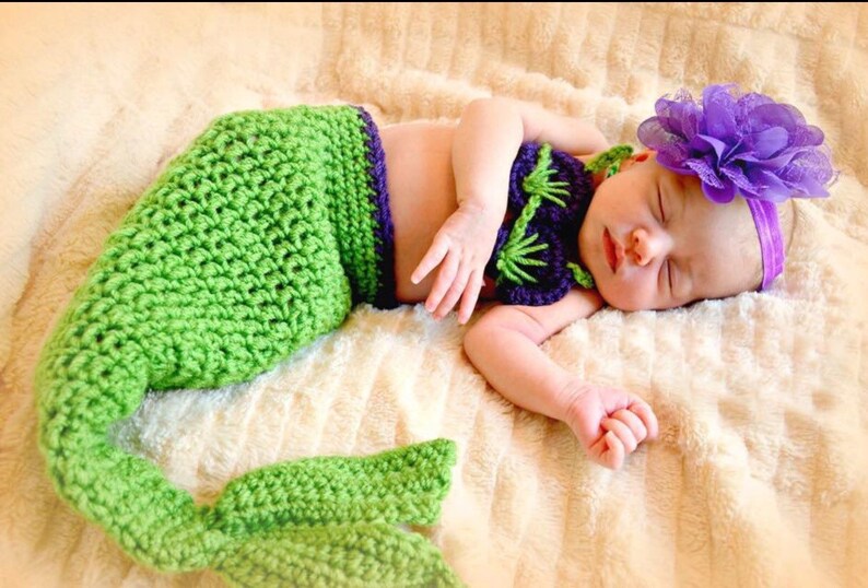Mermaid Baby Photo Outfit - Etsy