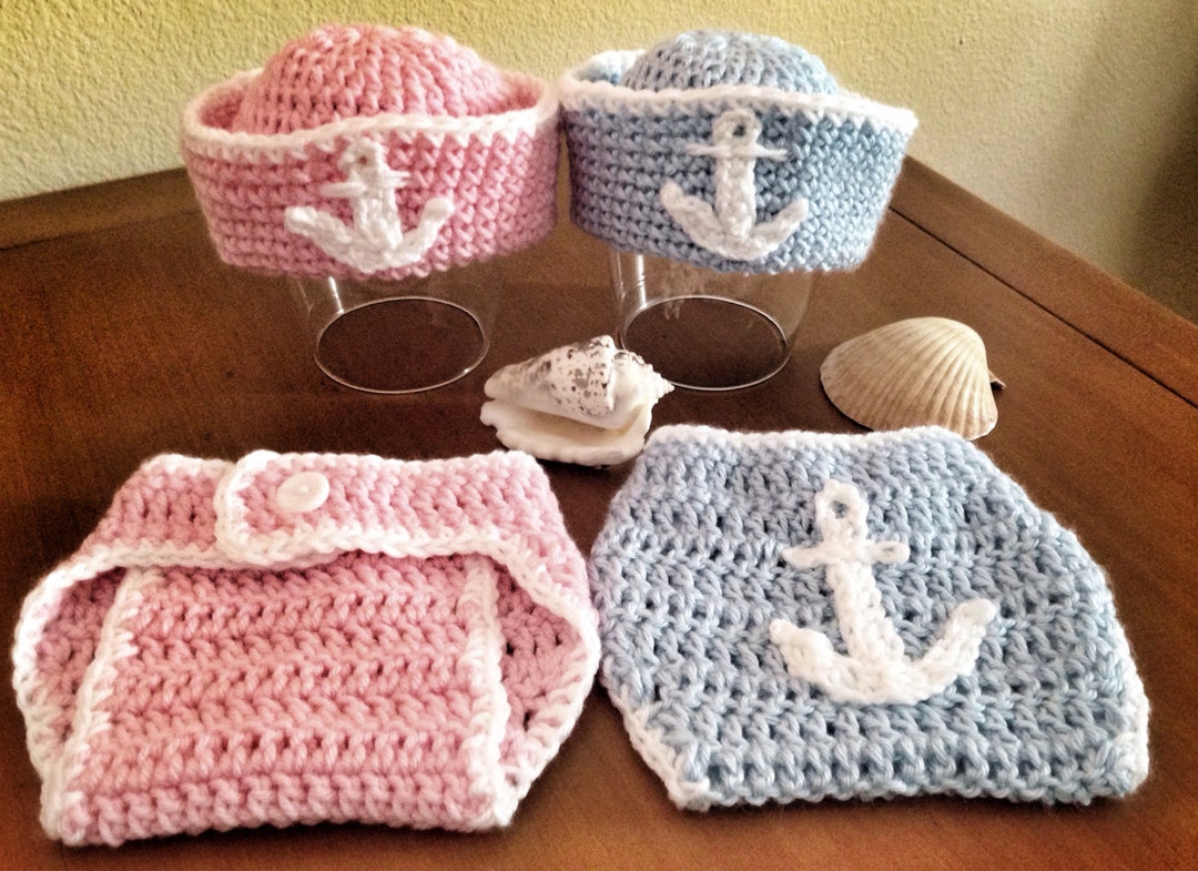 Sailor/nautical Photo Prop Sets in Pink OR Blue - Etsy