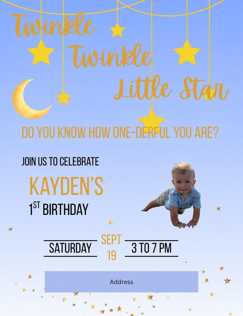 Custom Birthday Invitations - Etsy