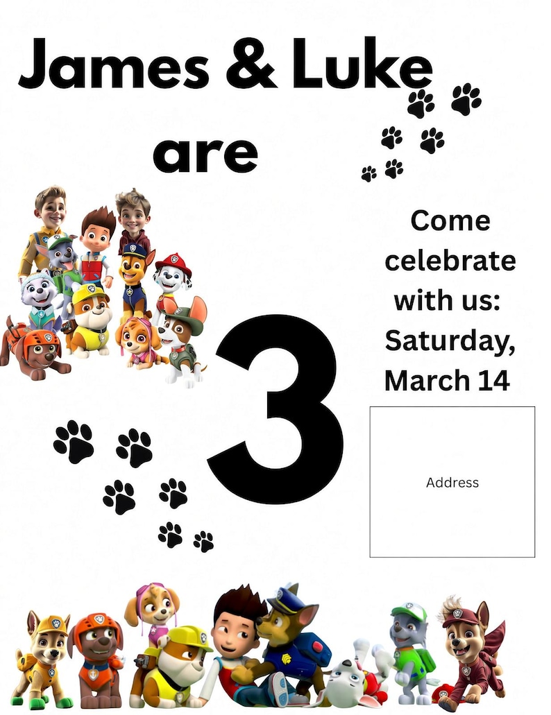 Custom Birthday Invitations - Etsy