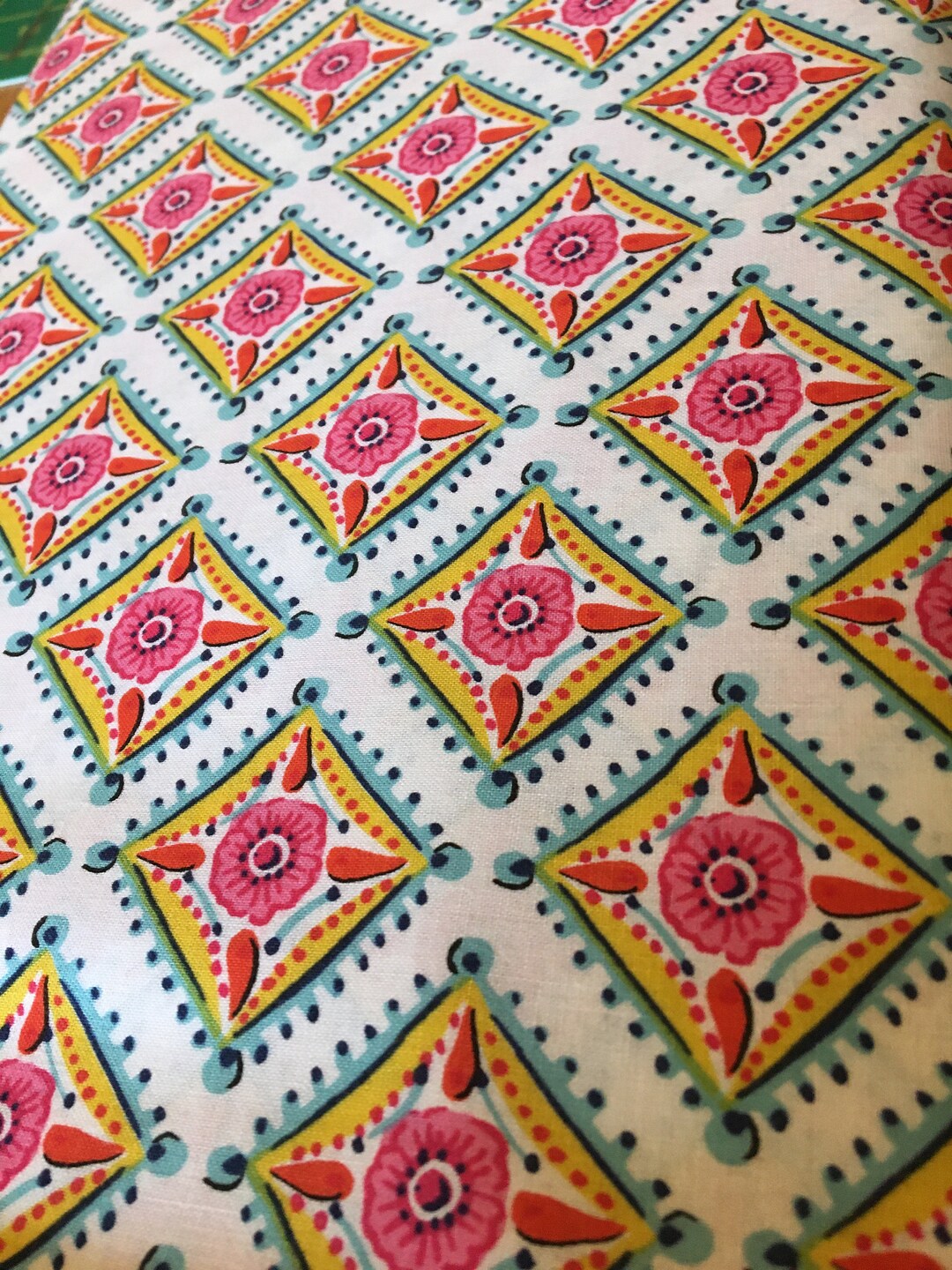 Clothworks Cotton Fabric Tuli in Multi Colors Half Yard Cut - Etsy