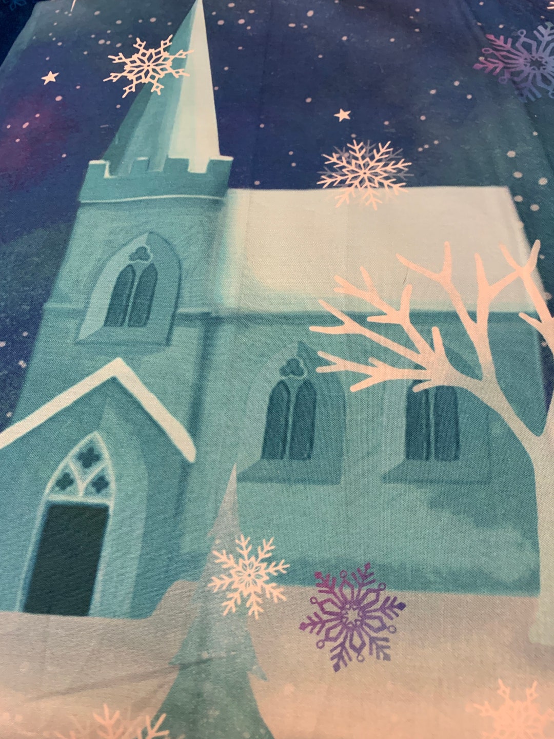 Northcott Cotton Fabric Angels on High in Teal With Angel Panel and ...