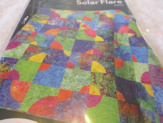 Quilt Pattern Swirly Girls Solar Flare in 4 Sizes - Etsy