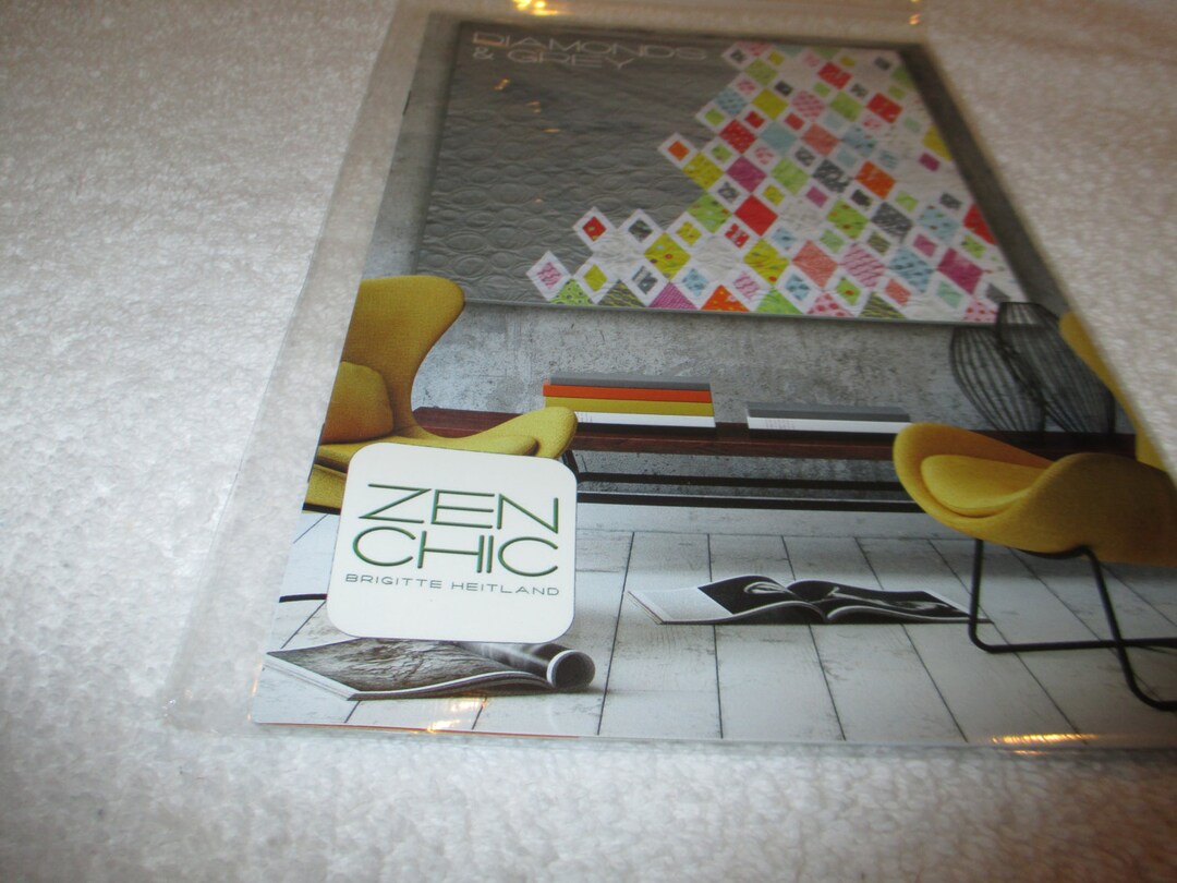 Quilt Pattern Moda Zen Chic Diamonds and Grey 63" Square Christmas SALE ...