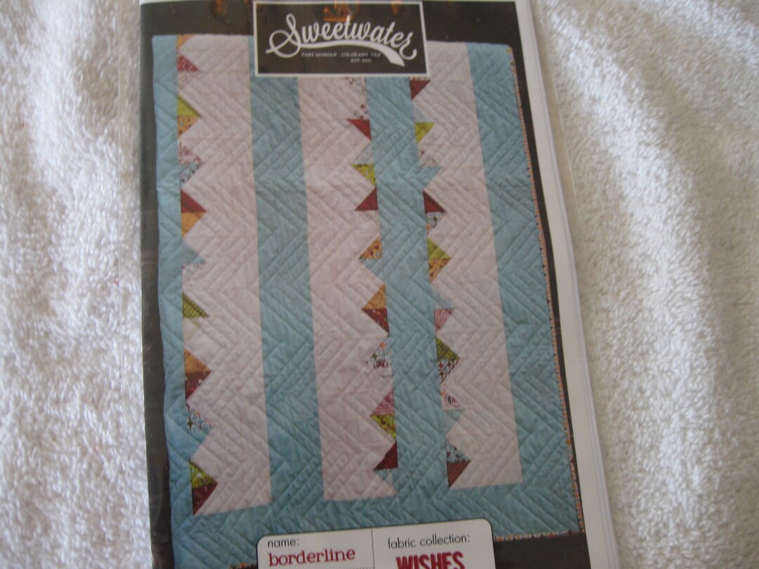 Quilt Pattern Moda Sweetwater Borderline Wishes 56" X 64" - Etsy