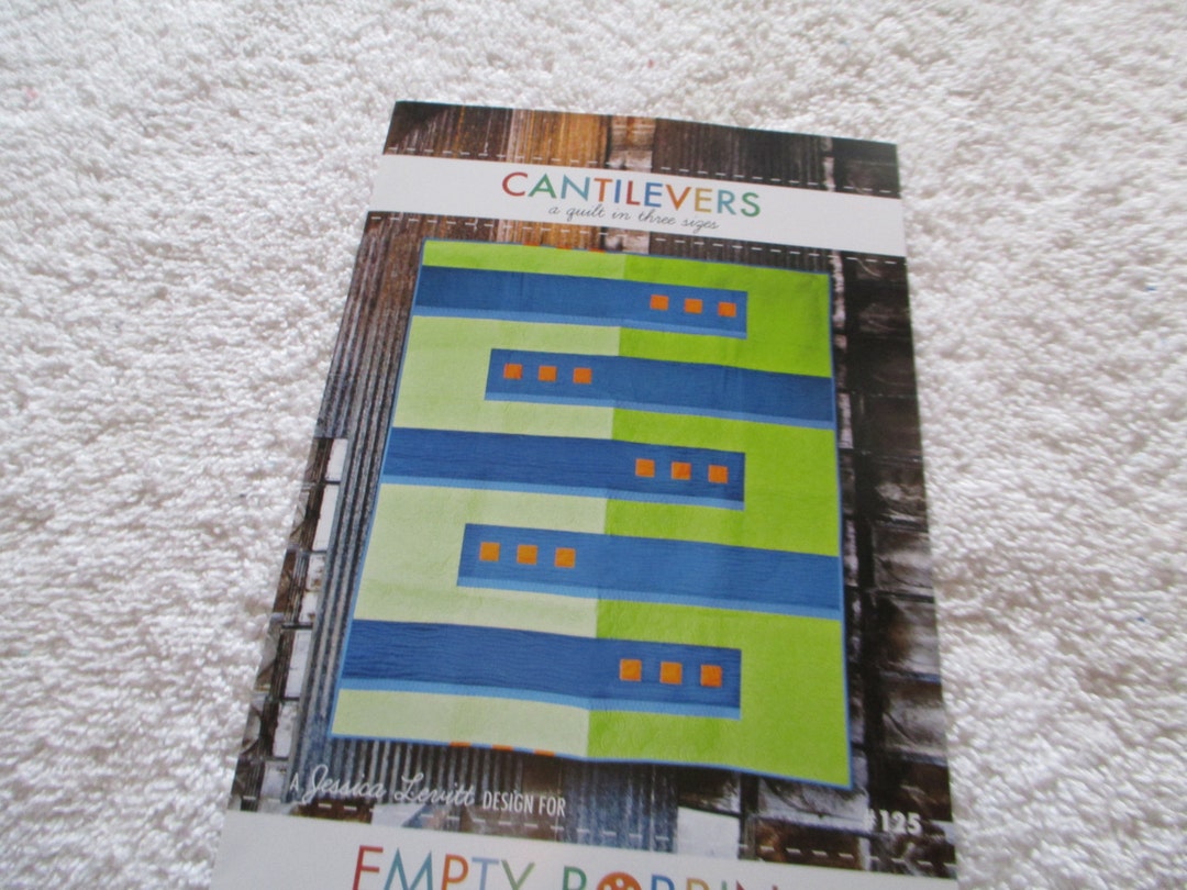 Quilt Pattern Cantilevers by Jessica Levitt Modern 3 Sizes - Etsy