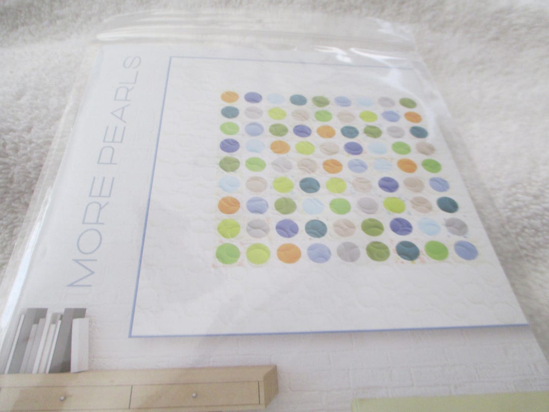 Quilt Pattern Moda Zen Chic More Pearls 62" Square - Etsy