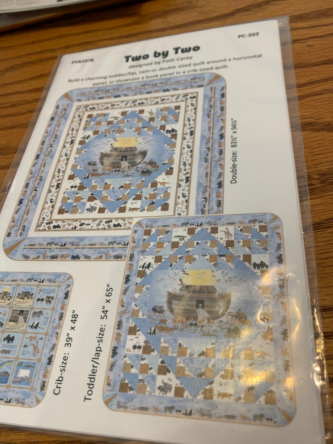 Quilt Pattern Two by Two Designed by Patti Carey in Crib, Toddler, Twin ...