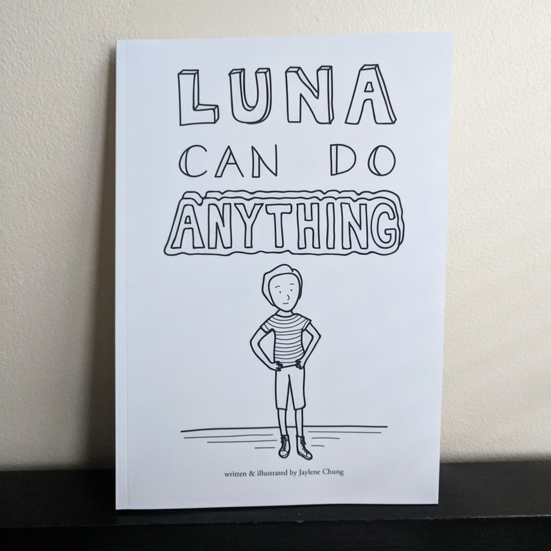 Luna Can Do Anything Coloring Book - Etsy