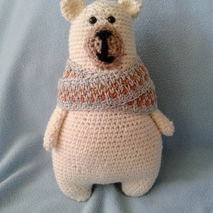 Polar Bear With Scarf - Etsy
