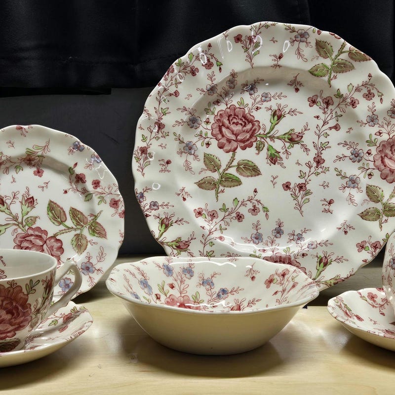 Chintz Collection Plates - Etsy