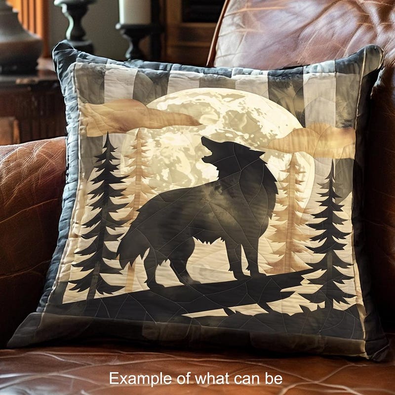 Wolf Applique - Etsy