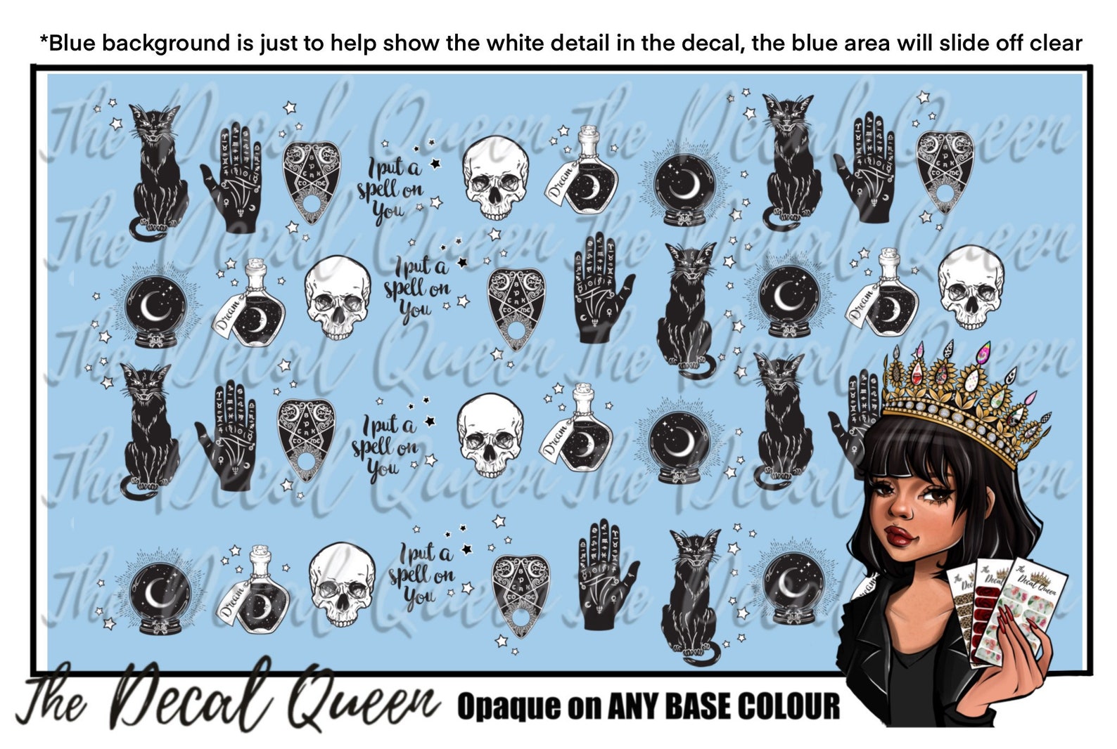 SPELLBOUND Nail Decal - Etsy