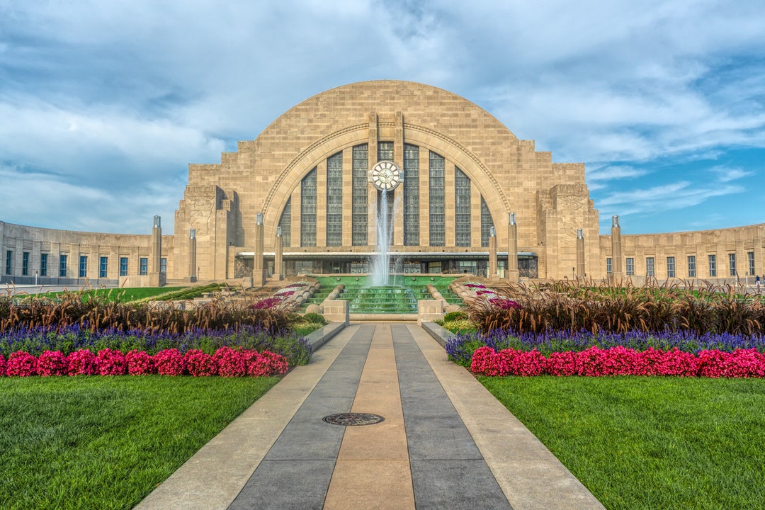 Union Terminal Train Station Amtrak Cincinnati OH Ohio Art Photography ...