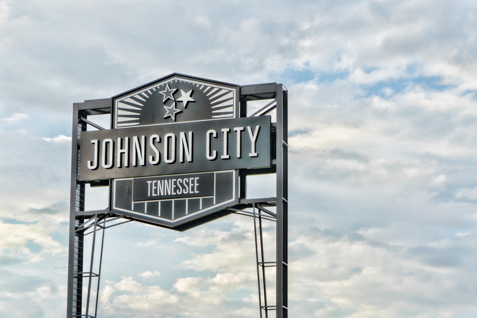 Johnson City Sign Marquee Landmark City Tennessee TN Travel | Etsy