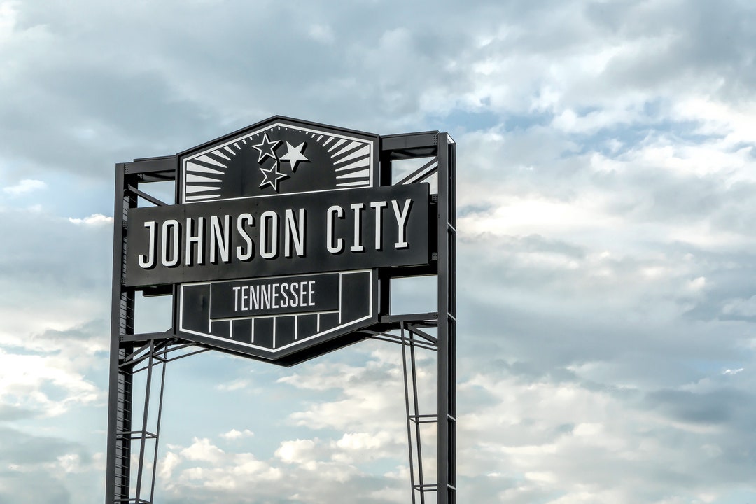 Johnson City Sign Marquee Landmark City Tennessee TN Travel Americana ...