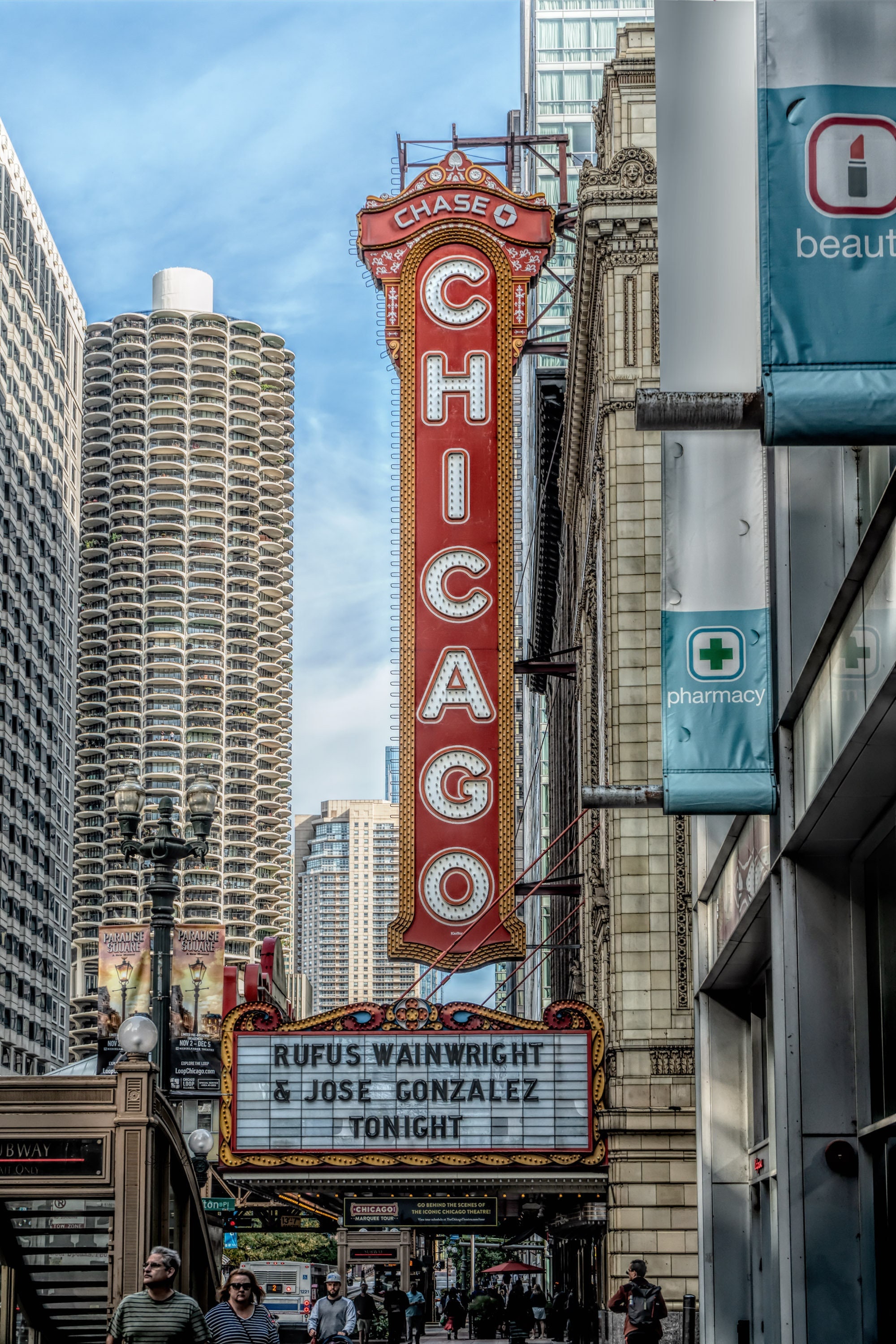 The Chicago Theatre Marquee in Chicago Illinois Art Photography Print ...