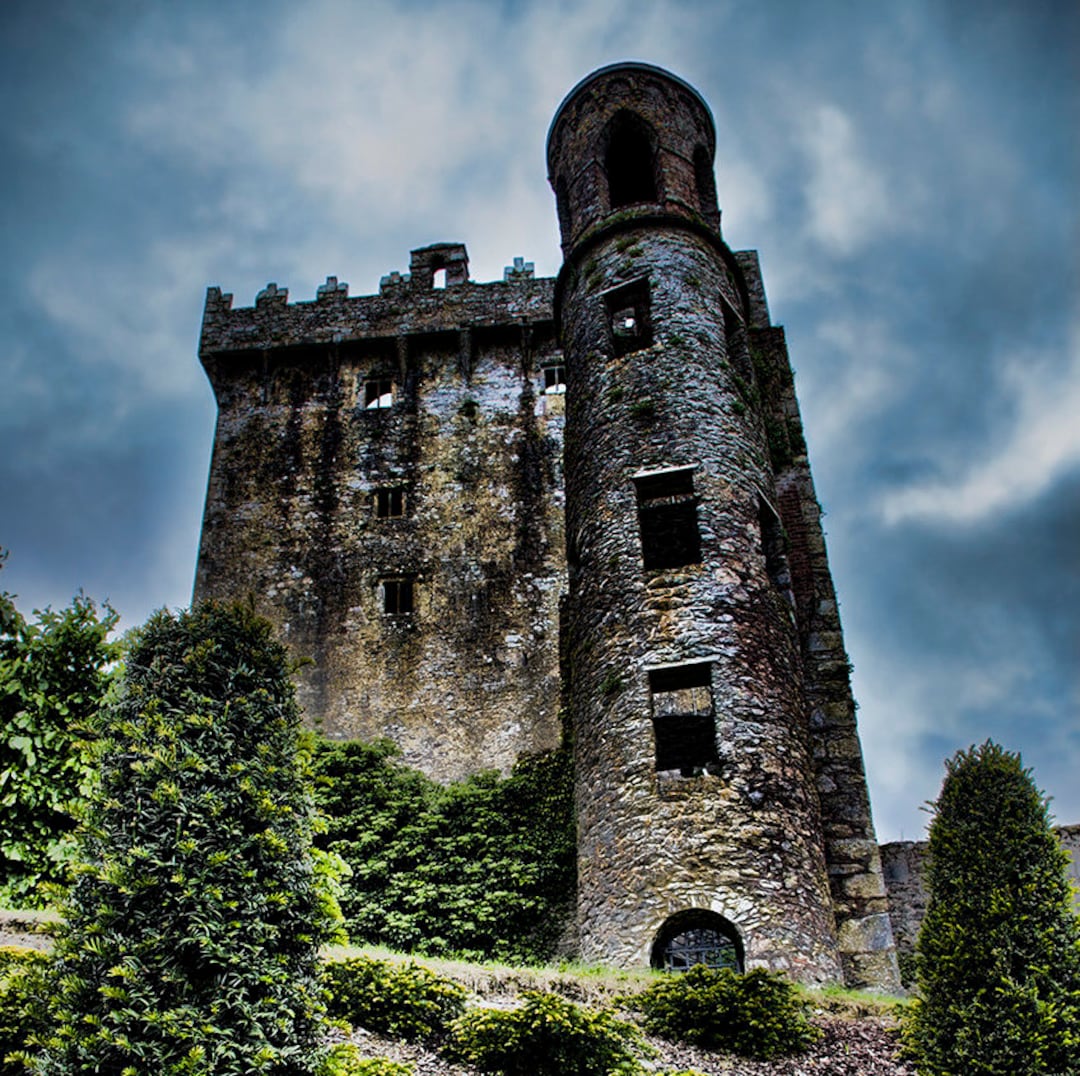 Gothic Stone Castle Ruin Moody Medieval Tower Old Fantasy Rolling ...