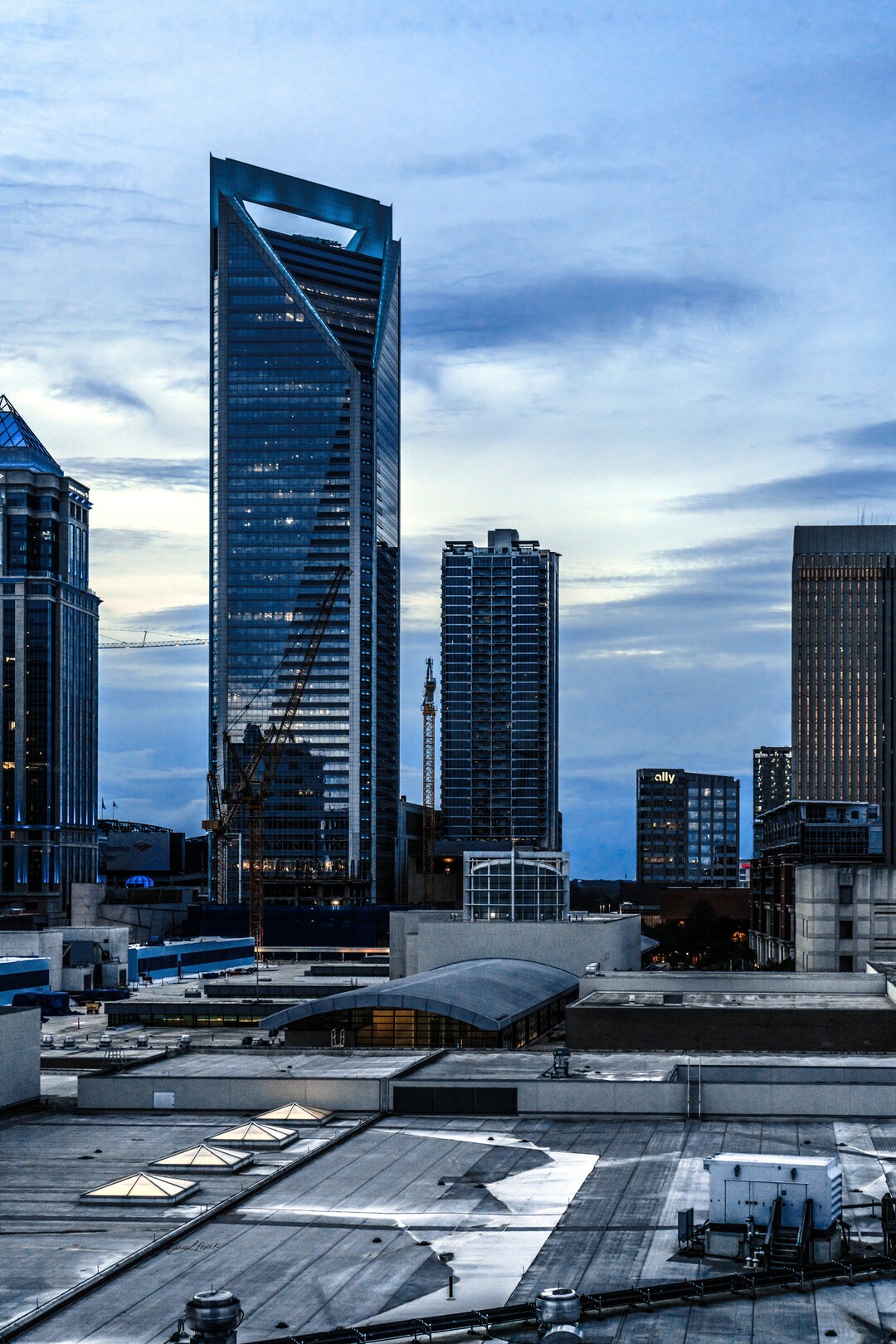 Charlotte NC North Carolina Duke Energy Skyscraper Cityscape Art ...