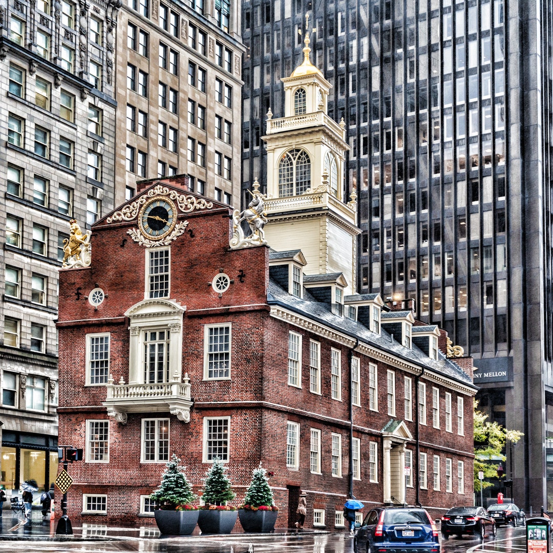 Old State House Historic Boston Massachusetts MA Art Photo Print - Etsy