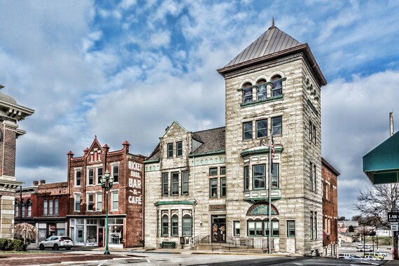 Downtown Georgetown City Hall KY Kentucky Art Photography | Etsy