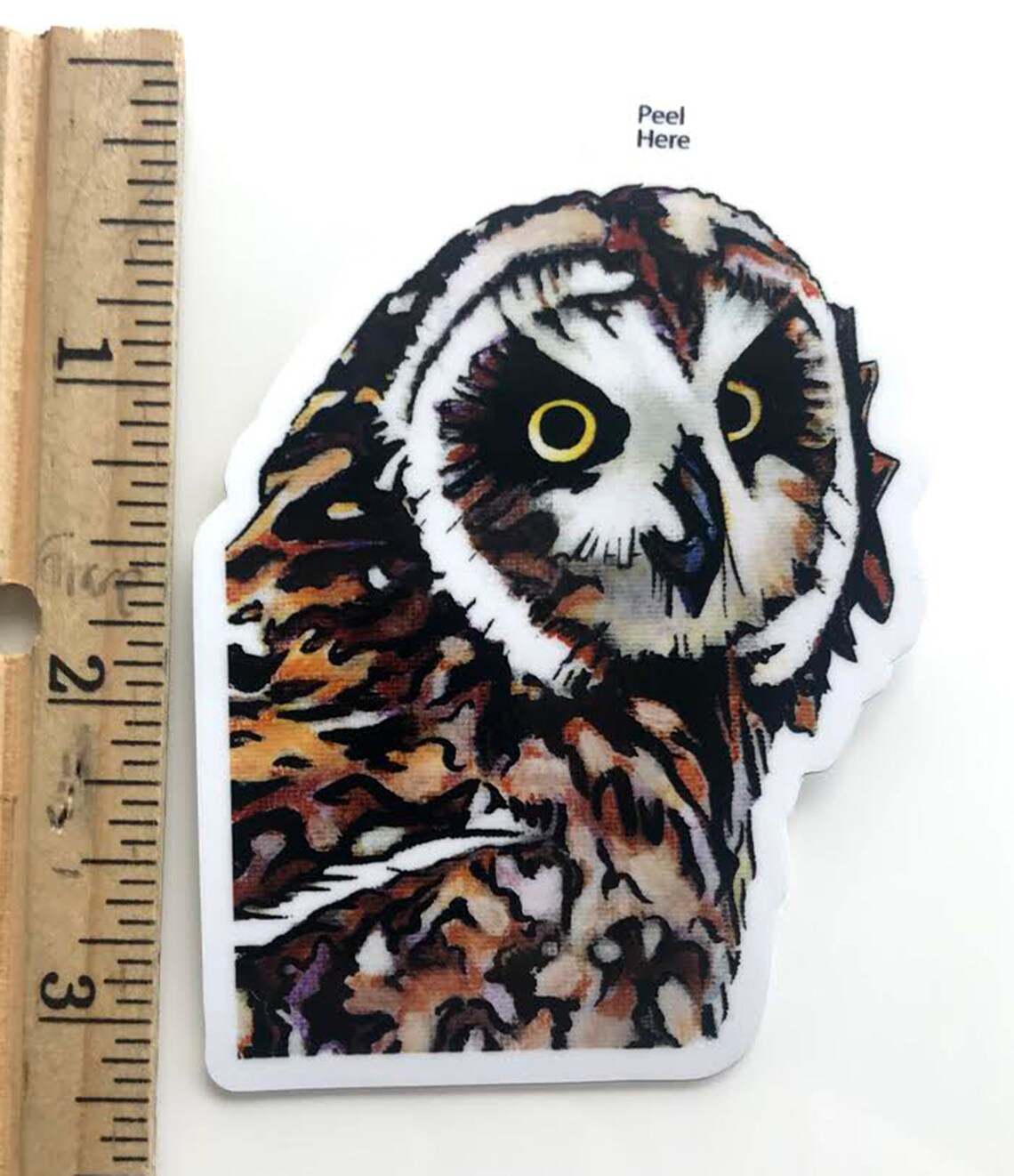 Owl Sticker Pueo Pueo Sticker Vinyl Waterproof Sticker | Etsy