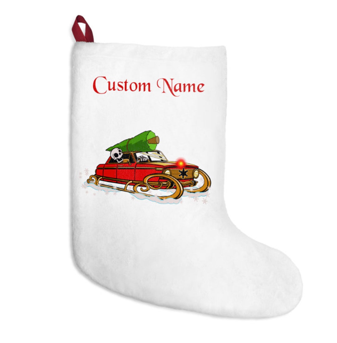 Personalized Lowrider Christmas Stocking: Car Culture Art - Etsy