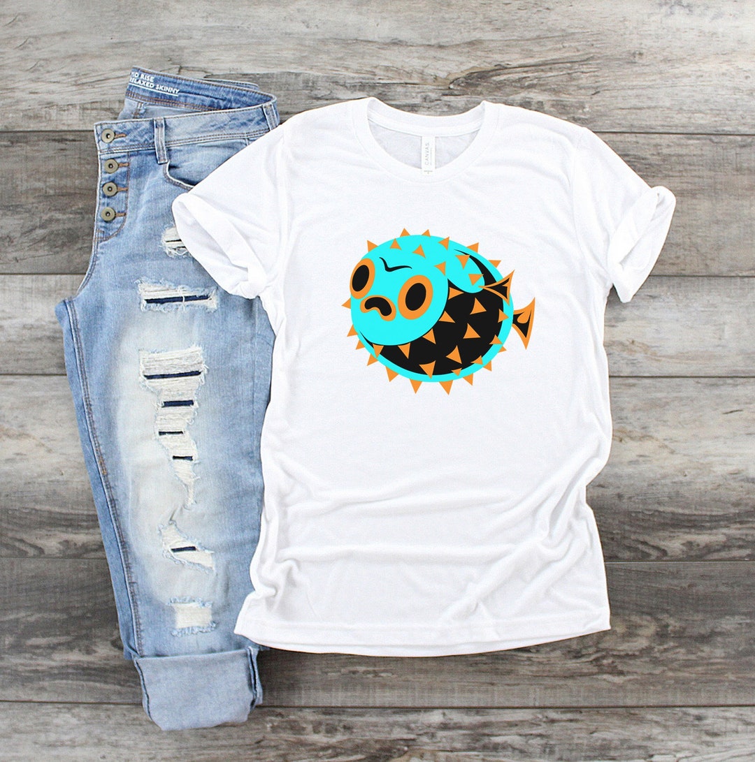 Pufferfish T-shirt of Cute Puffer Fish Shirt Ocean Lover Beach Tshirt ...