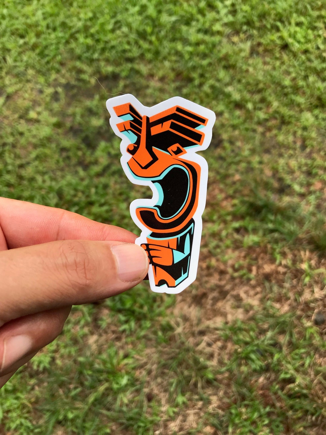 Tiki Sticker, Hawaii Sticker, Longboard Sticker, Skateboard Sticker ...