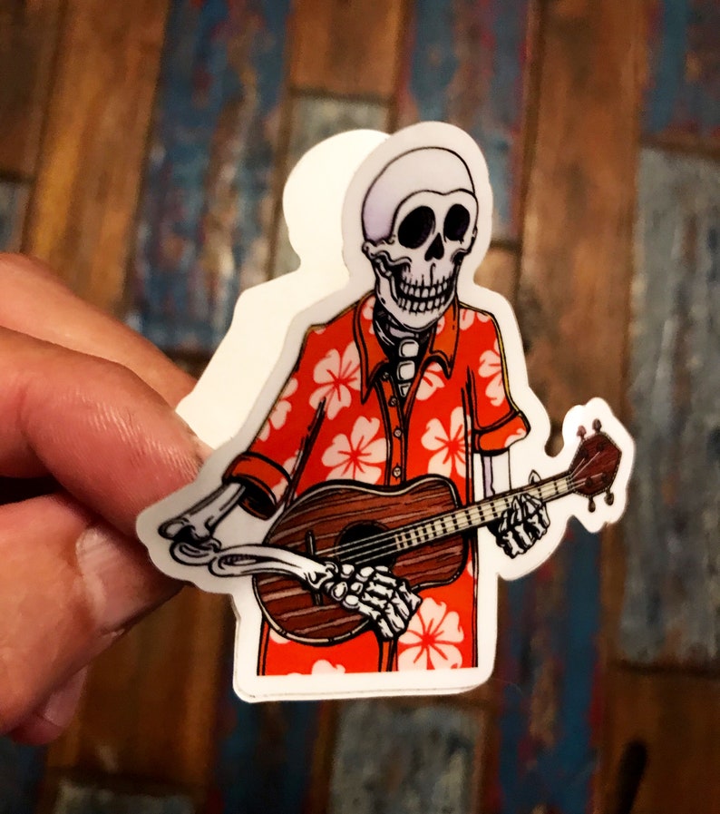 Ukulele Sticker Musician Sticker Guitar Sticker Ukulele - Etsy