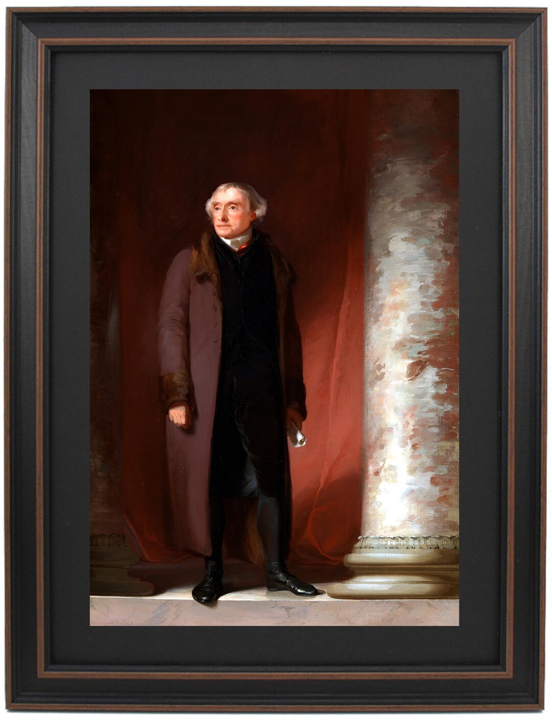 Portrait of Thomas Jefferson by Thomas Sully. Standard or Poster Size ...