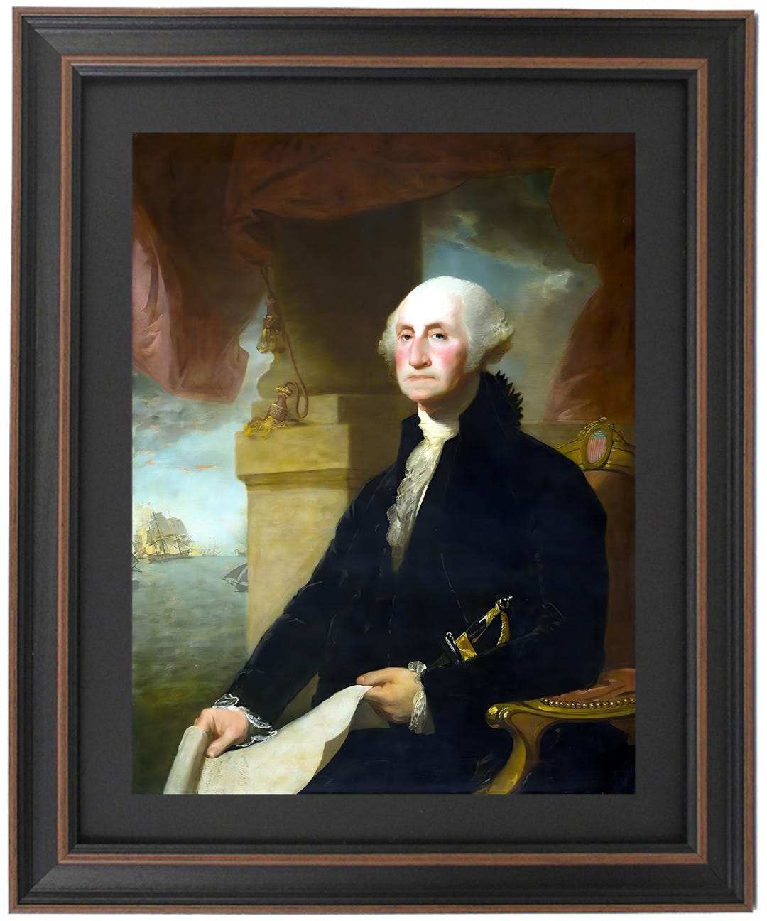 The Constable-hamilton Portrait of George Washington by John Gilbert ...