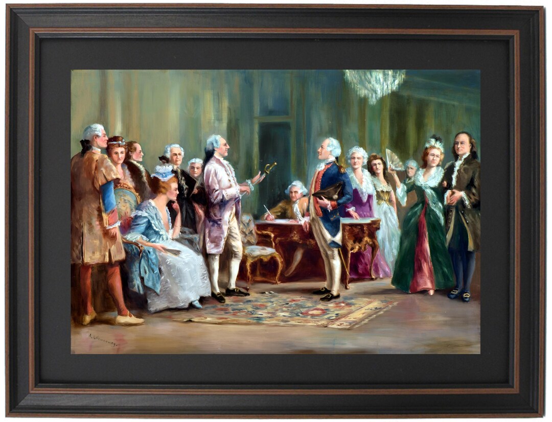 Framed George Washington Accepting Lord Cornwallis's Sword by Alice ...