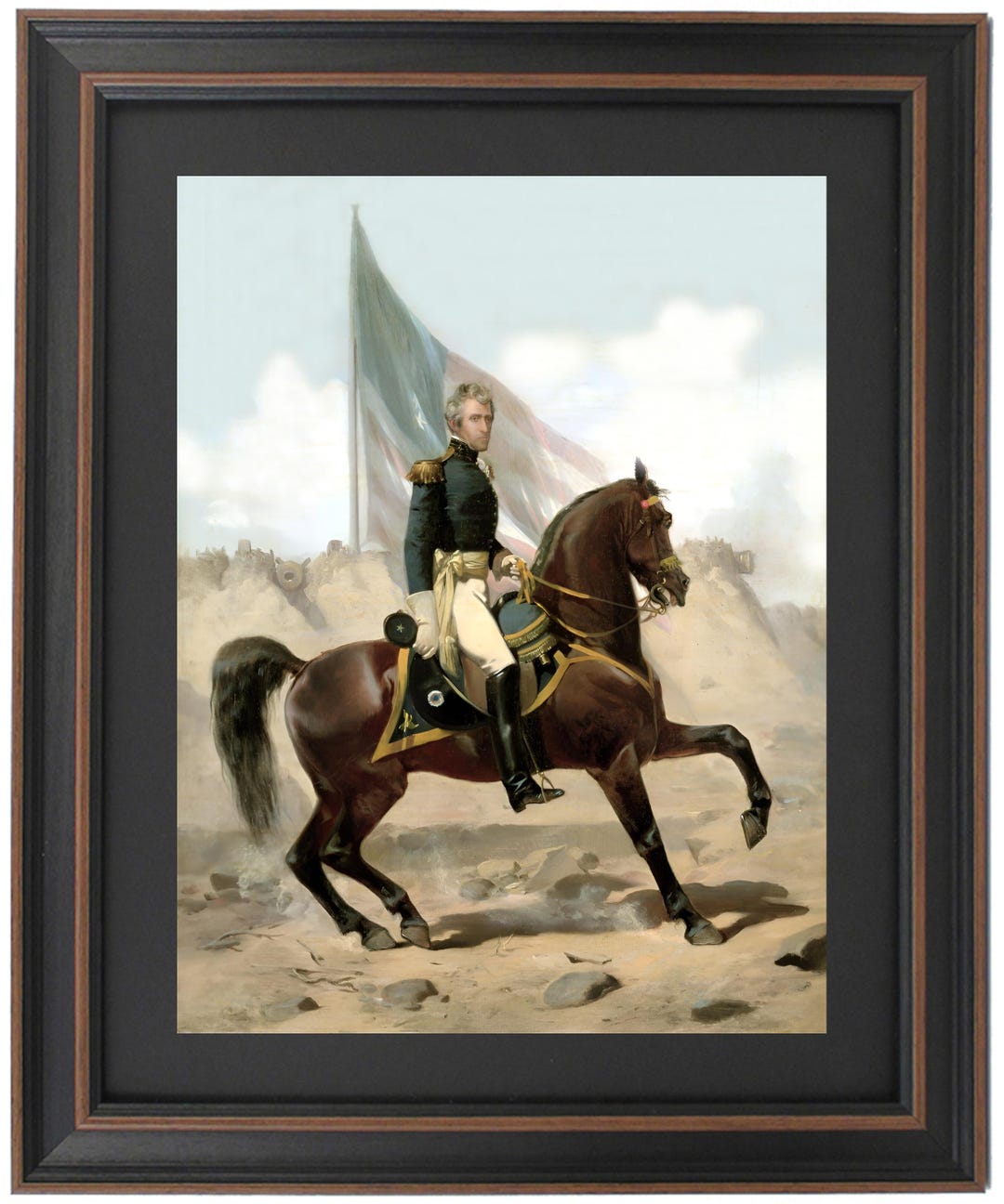 Andrew Jackson Battle of New Orleans by Alonzo Chappel, Handmade in USA ...
