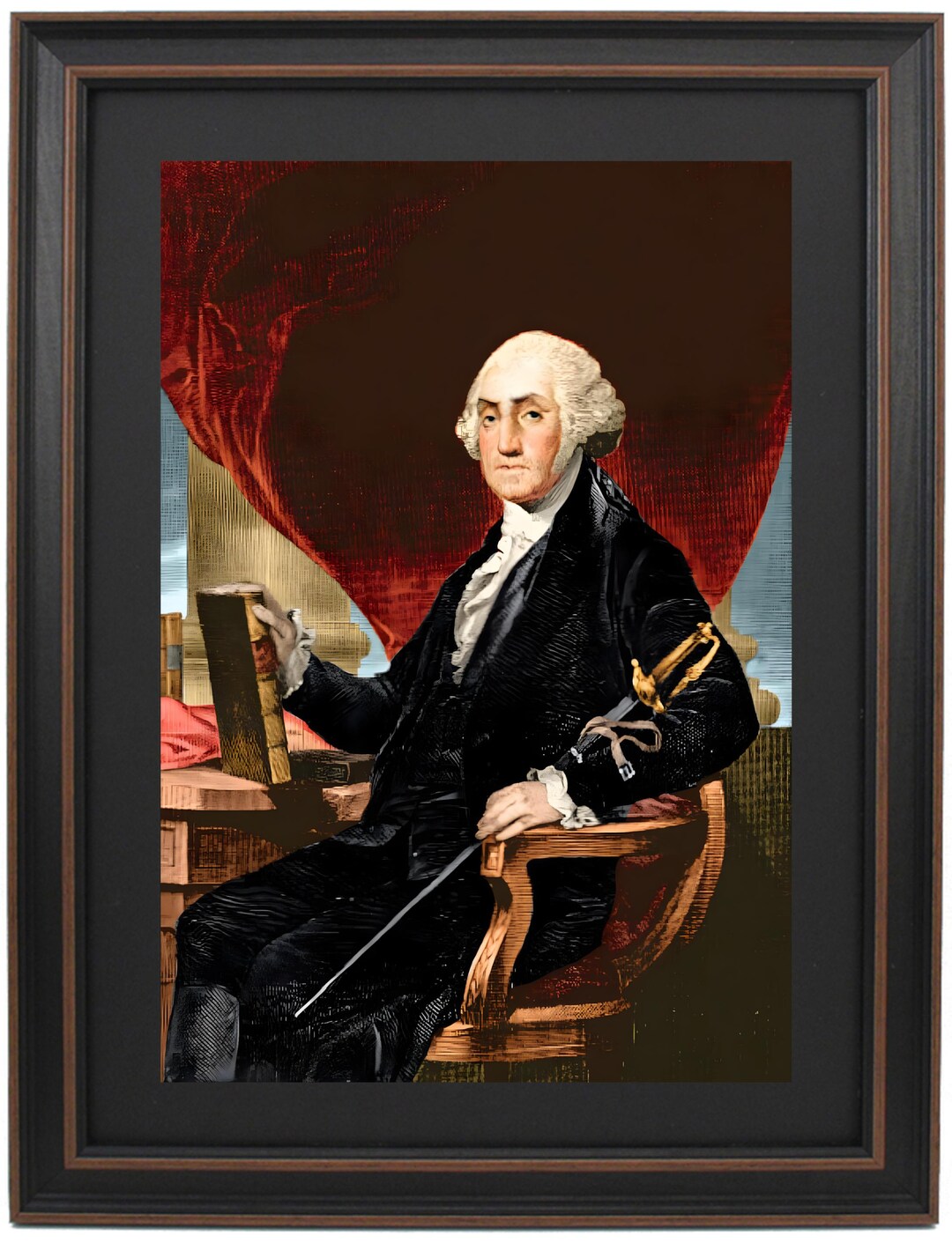 George Washington by Alonzo Chappel. Standard or Poster Size. Handmade ...