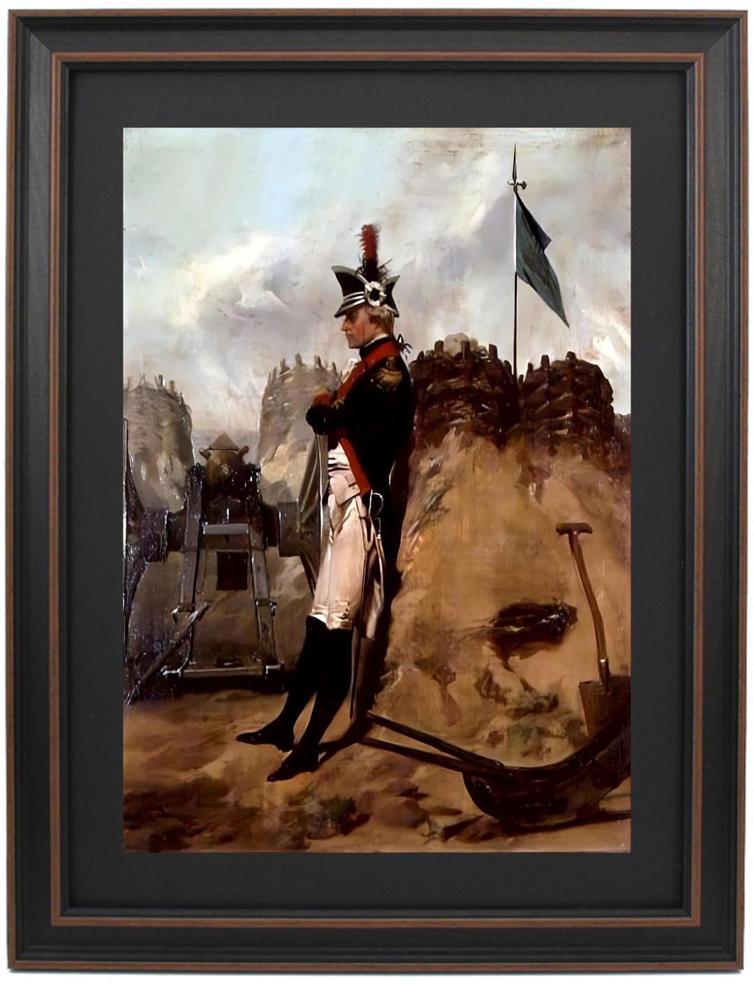 Framed Alexander Hamilton in the Uniform of the New York Artillery by ...