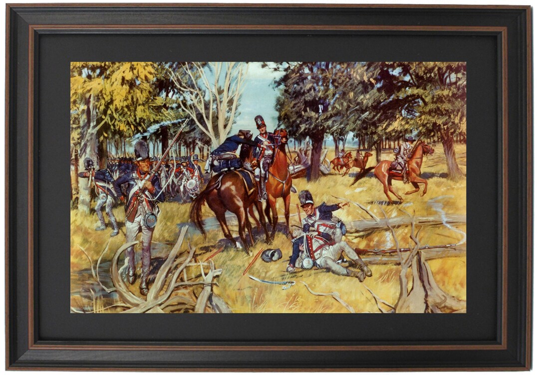 Hugh Charles Mcbarron Print: the Road to Fallen Timbers, American ...