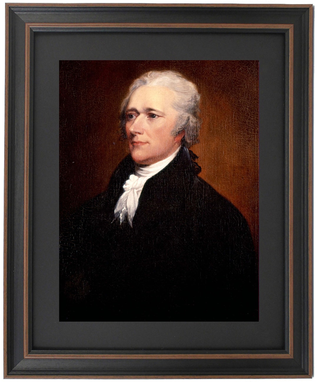Framed Alexander Hamilton Portrait by John Trumbull, Circa 1792 ...