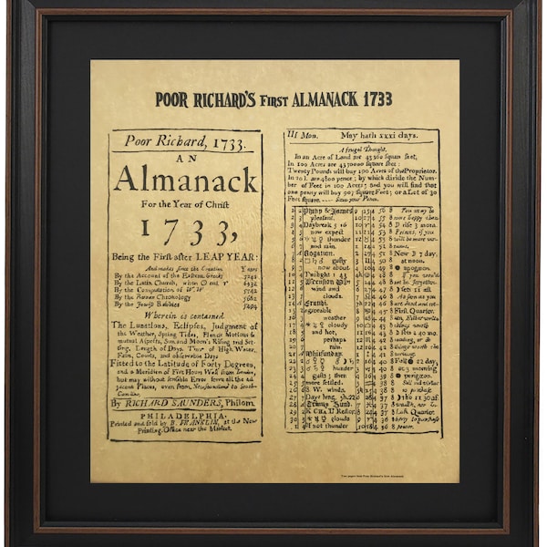 Almanack - Etsy
