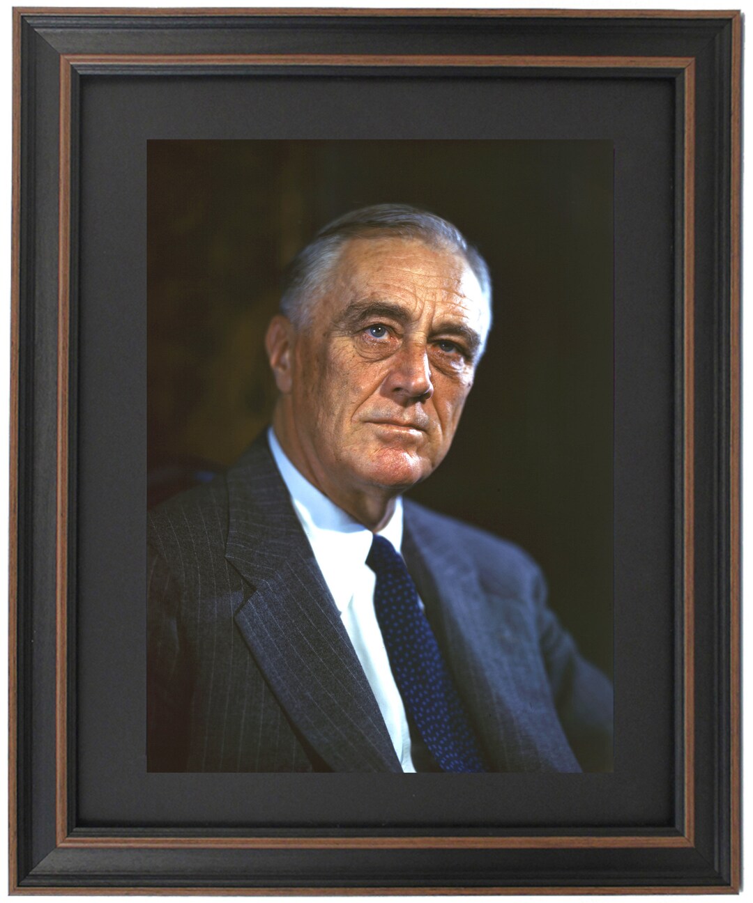 Franklin Delano Roosevelt (FDR) Portrait, Handmade in USA - Etsy