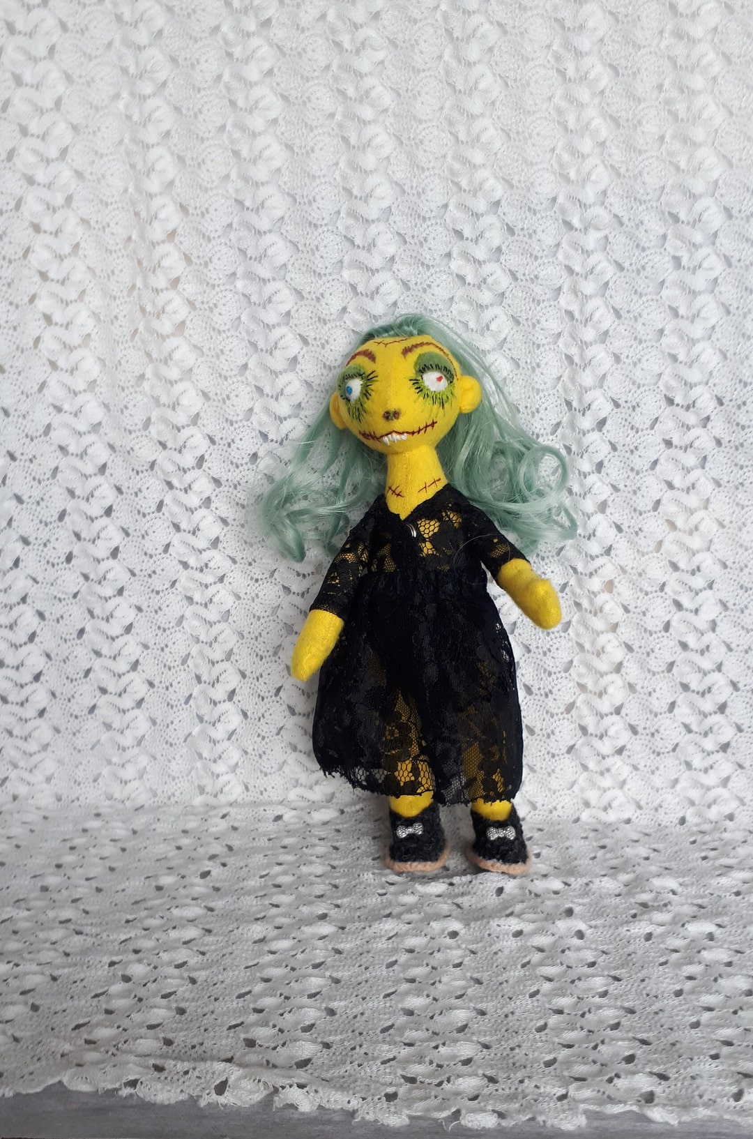 Scary Beautiful Rag Doll Gothic Rag Doll Art Doll Author's Funny Doll ...
