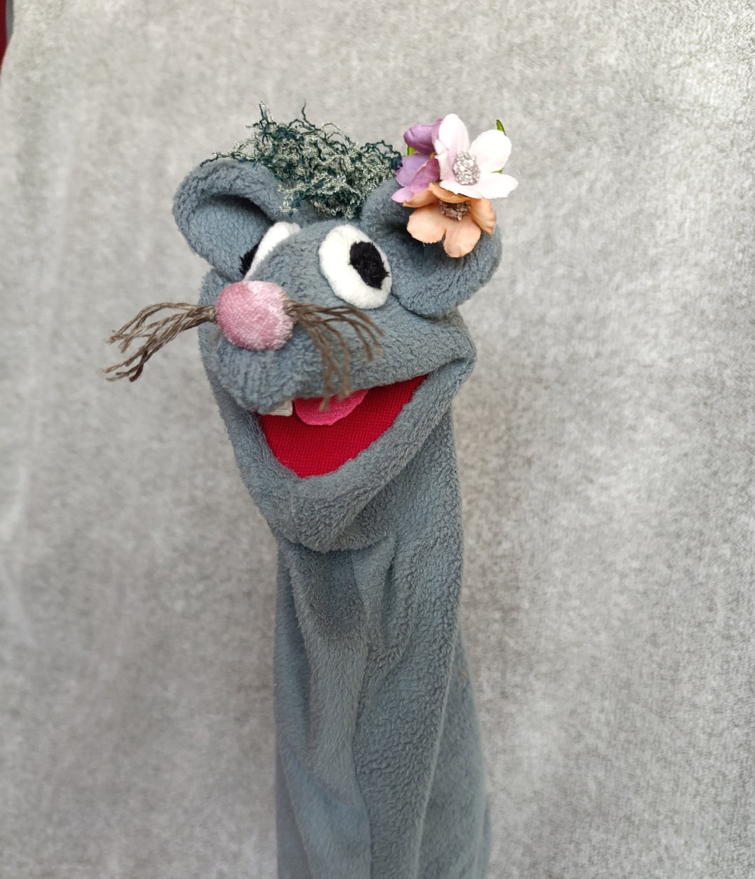 Hand Puppet Sock Puppet Ventriloquist Marionette Mouse Educational Toy ...
