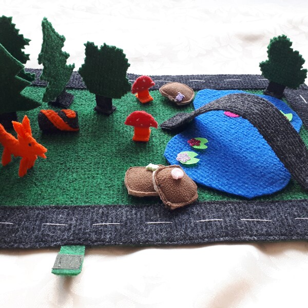 Felt Play Mat - Etsy