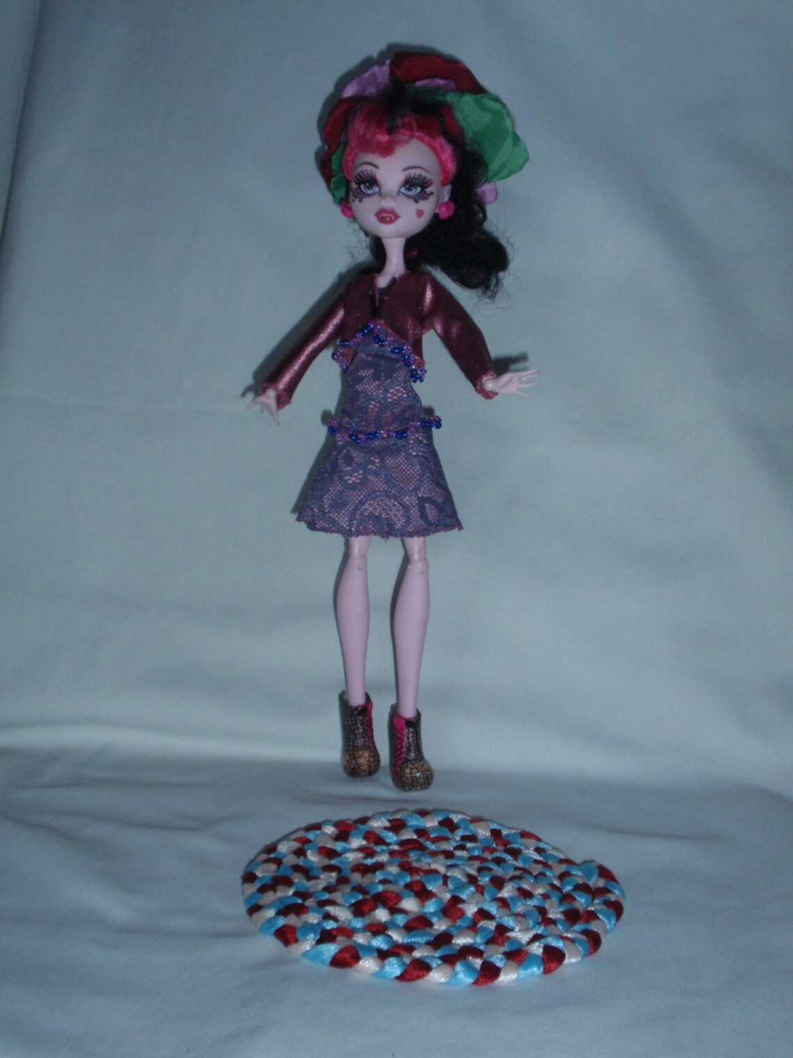 Handmade Miniature Braided Rug for Dollhouse. WHITE - Etsy