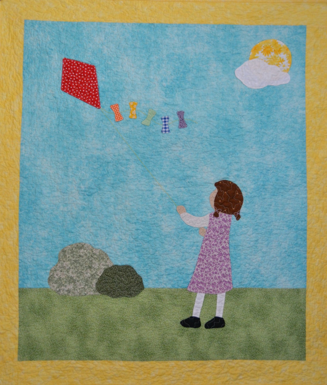 Windy Quilt Pattern PDF- Applique the Easy Way- PDF - Etsy